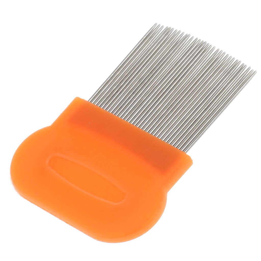 Flea Comb, Lice Comb & Dust Comb, Long Stainless Steel Prongs, 8 ...