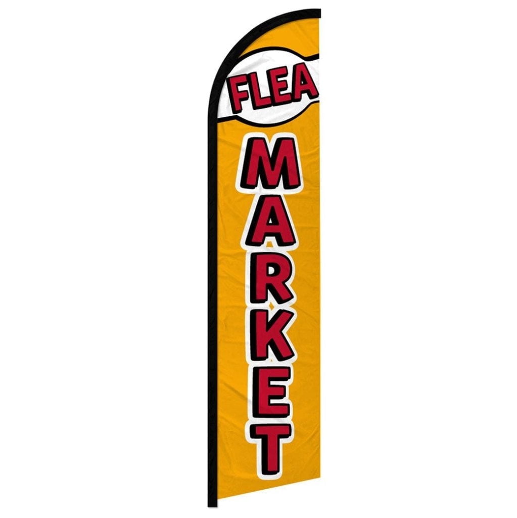 Flea Market Windless Banner Flag - Walmart.com