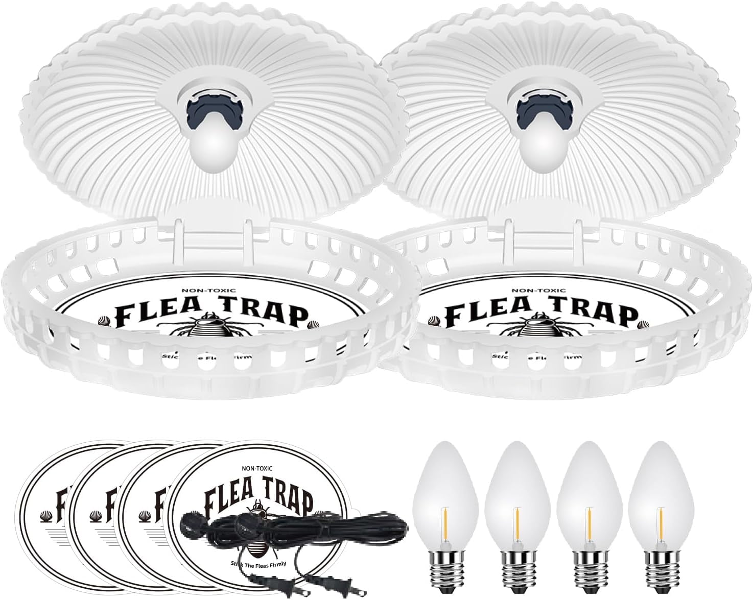 Flea Trap for Inside Your Home, Electric Flea Light, Refillable Flea ...