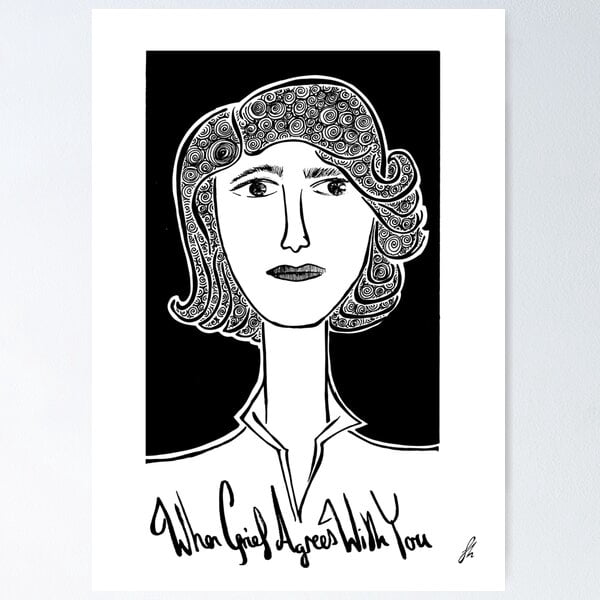 Fleabag // When Grief Agrees With You Poster Wall Art, Modern Wall ...