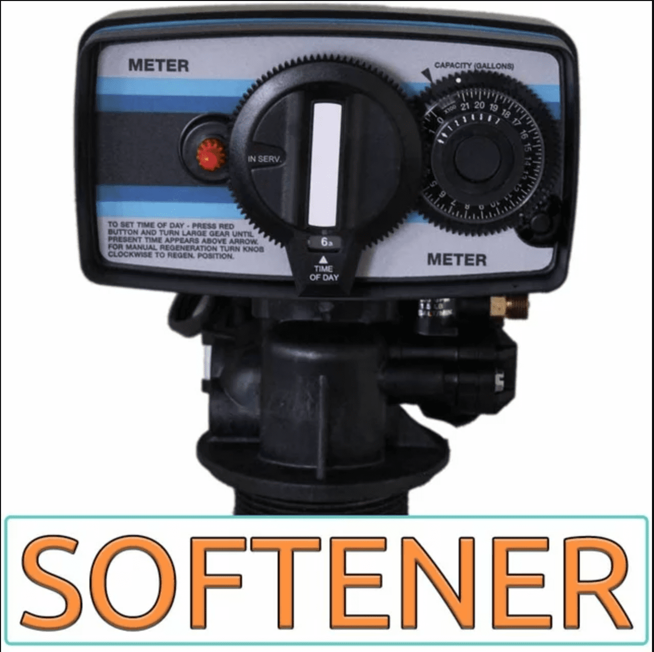 Fleck 5600 Metered Water Softener On Demand Control Head Valve ...
