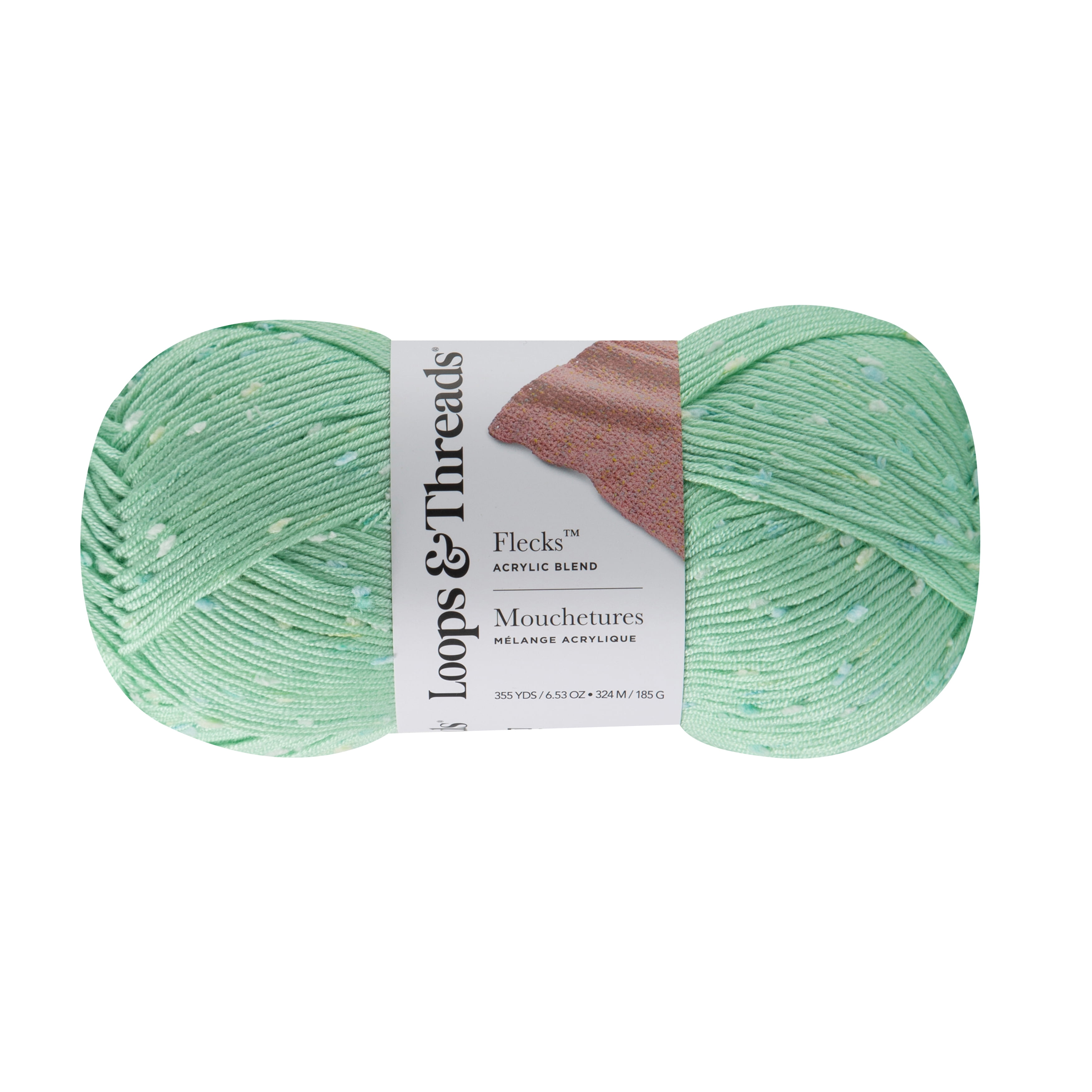 Flecks Yarn by Loops & Threads - Yarn for Knitting - Crochet - Weaving ...
