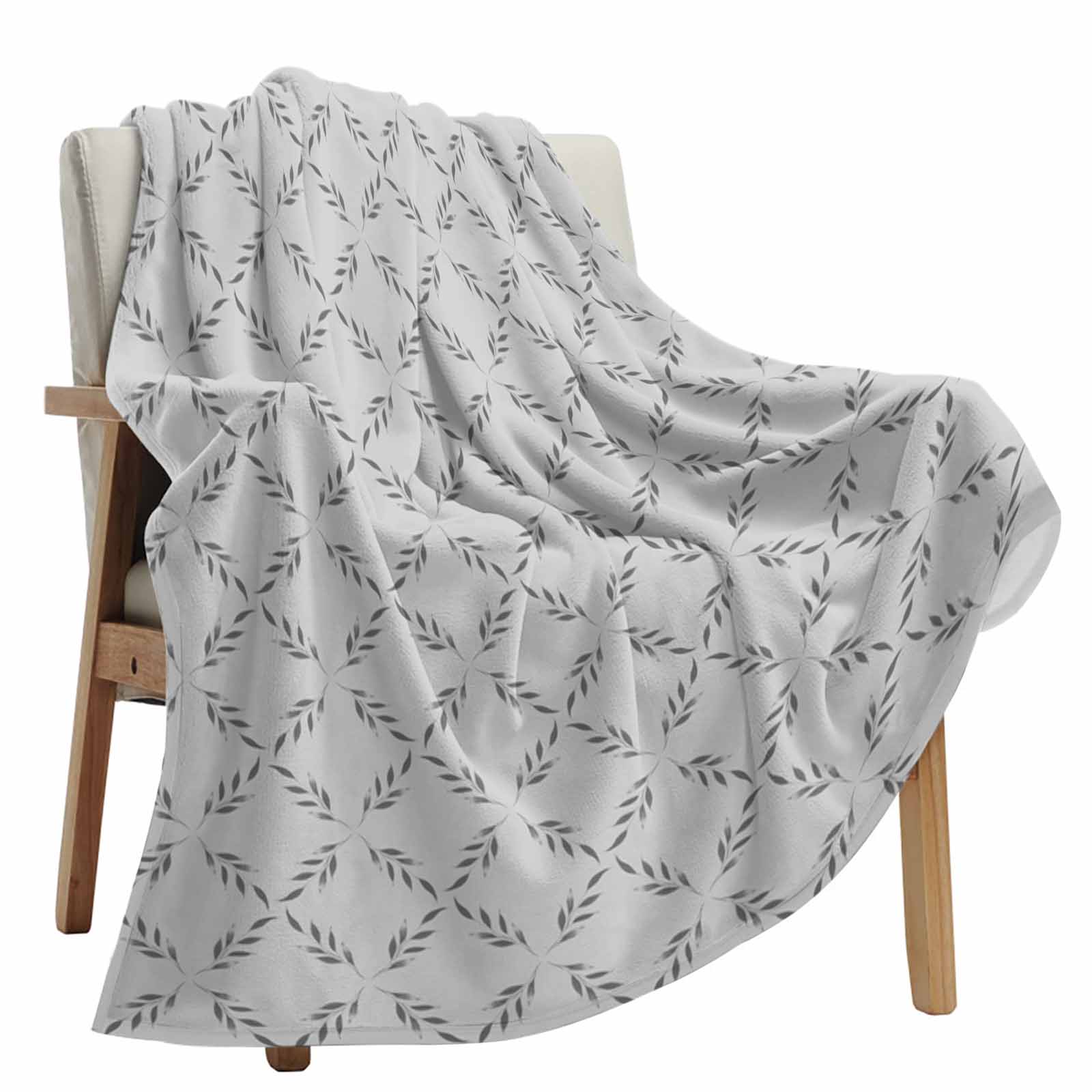 Fleece Blanket Abstract Lattice Diamond Texture Blankets, Soft Cozy ...