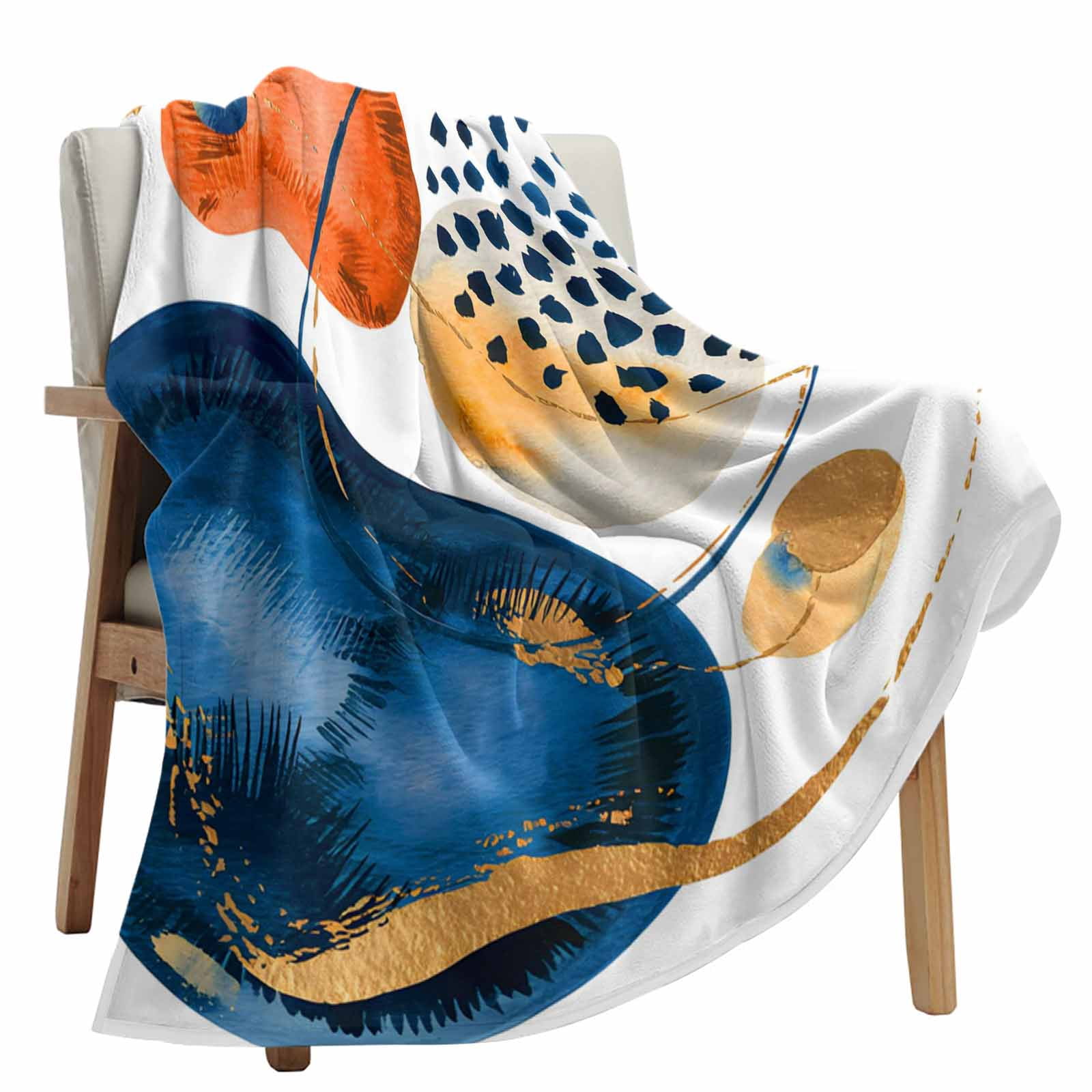 Fleece Blanket Boho Terracotta Aesthetic Blankets, Soft Cozy Warm ...