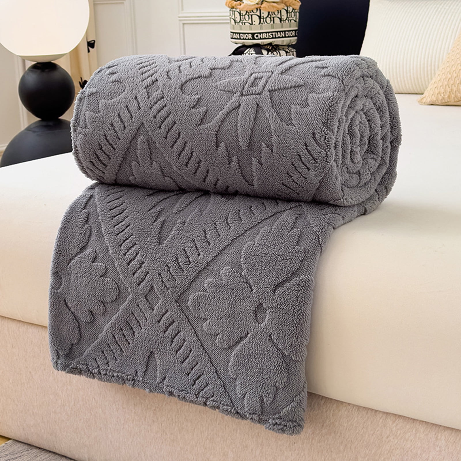 Fleece Blanket, Cozy Air Conditioning Throw, Ultra-Soft Plush Texture ...