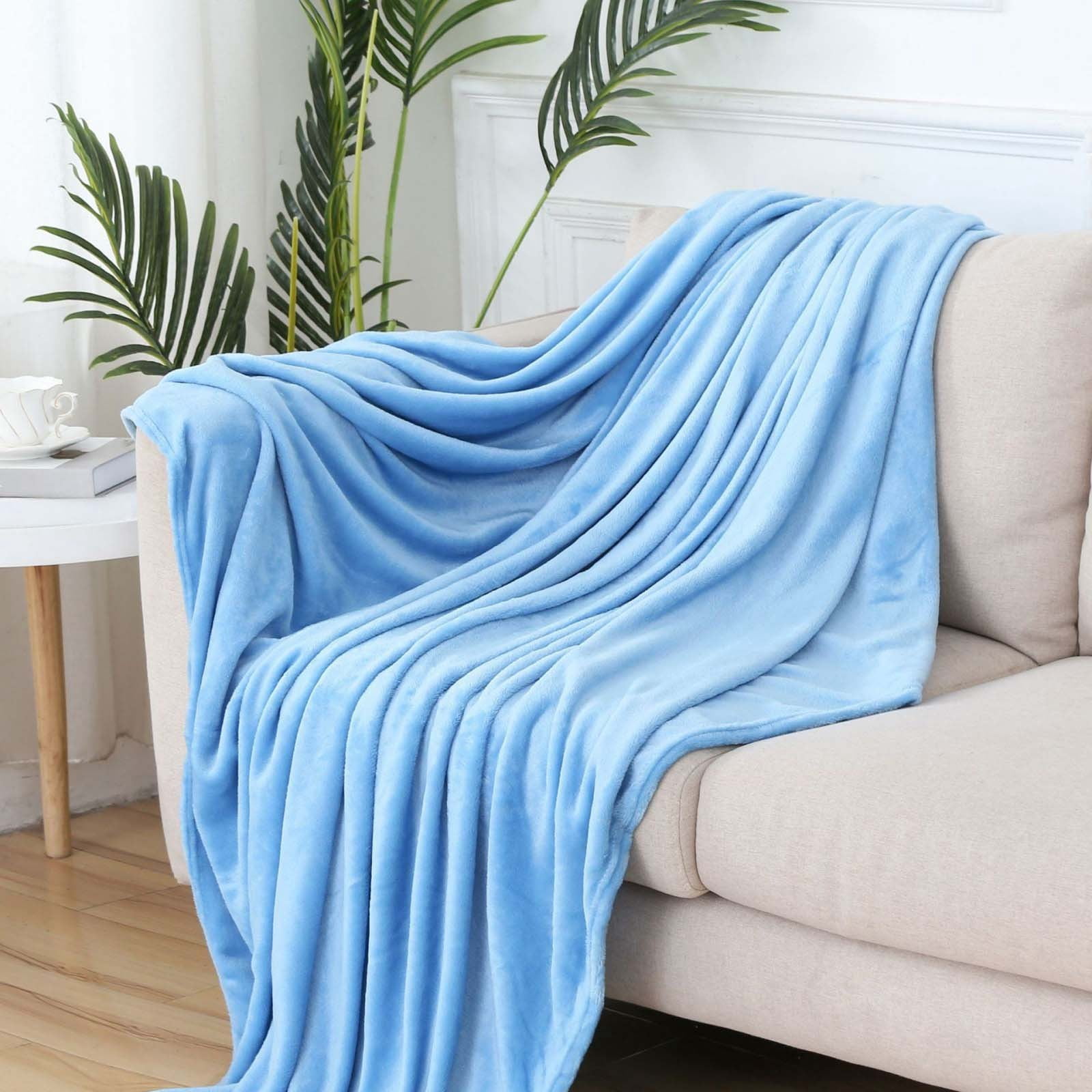 Fleece Blanket, Lightweight Bed Blanket, Throw Blanket, Soft Cozy ...