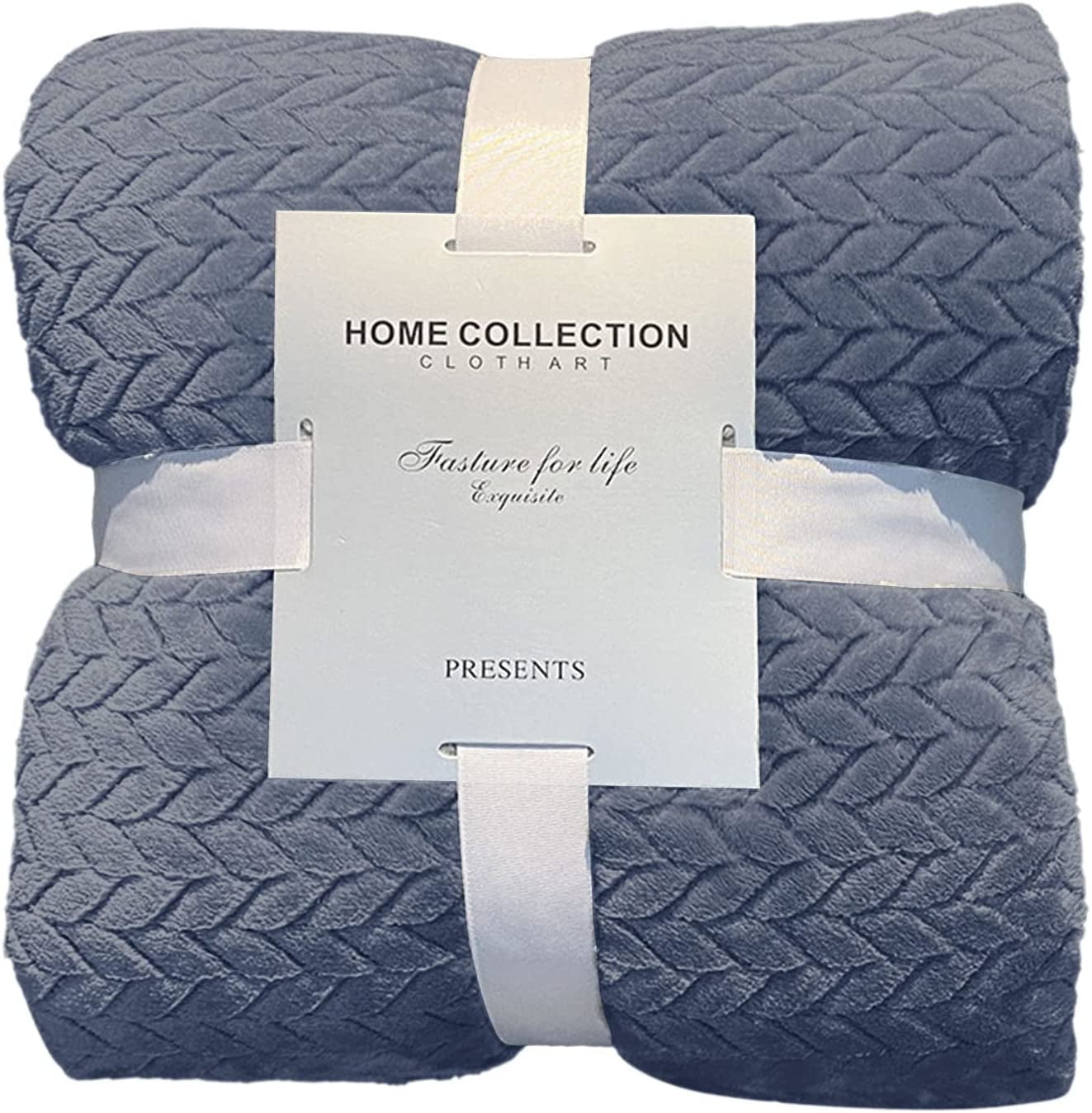 Fleece Blanket for Office Solid Color, Warm Comfy Sofa Blankets Winter ...