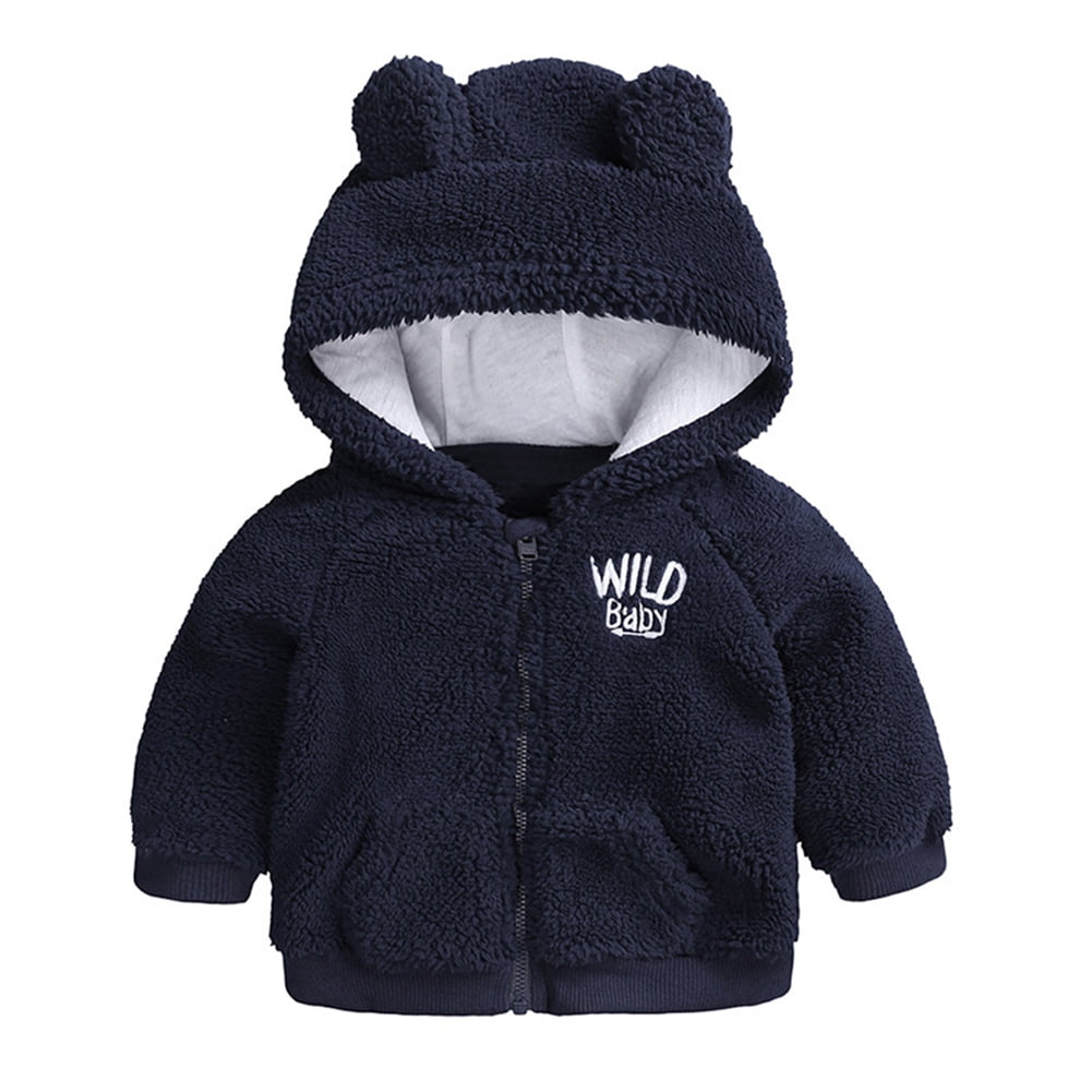Fleece Cotton-padded Jackets Gor Boys And Girls Lamb Warm Coats Jacket ...