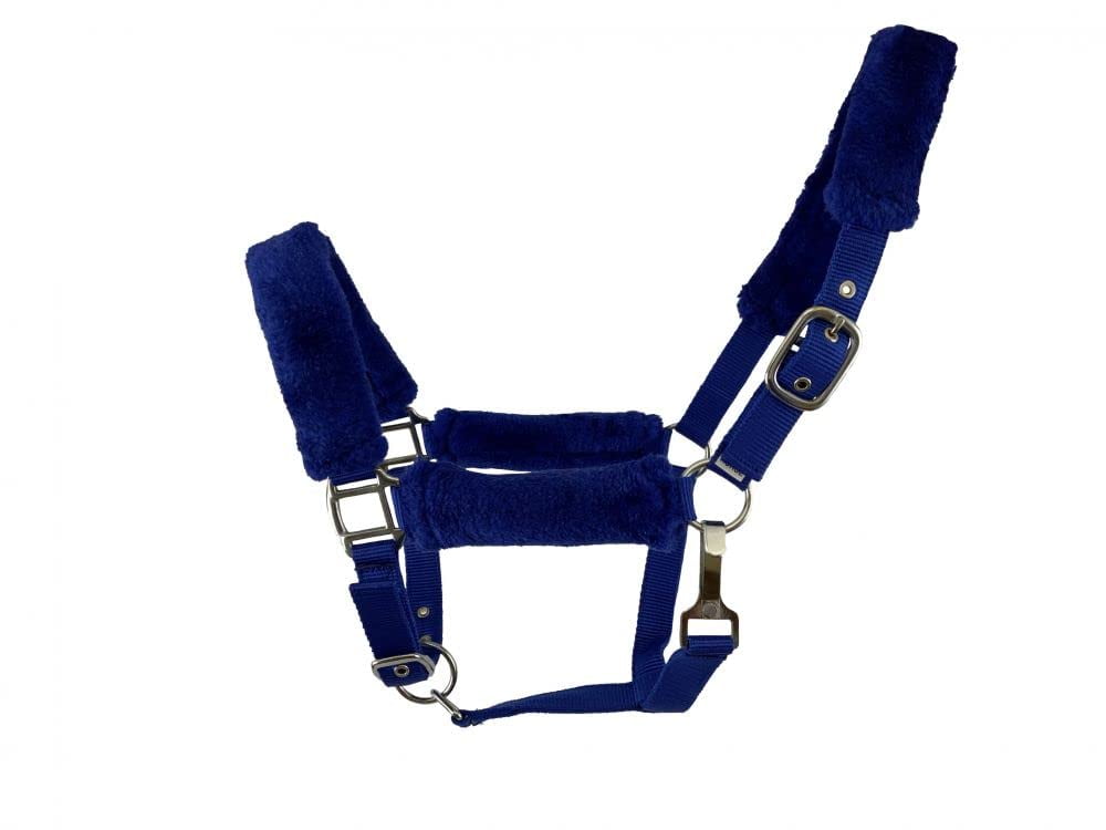 Fleece Covered Nylon Halter (Blue) - Walmart.com