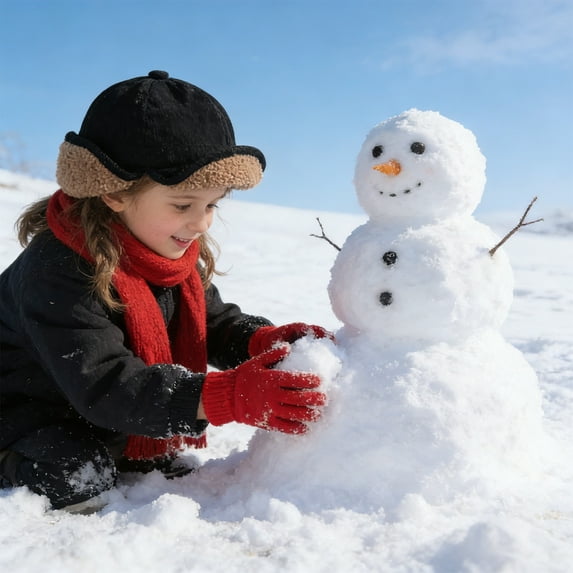 Fleece Ear Flap Hat with Tongue Cover - Winter Thermal Trapper Hat for ...