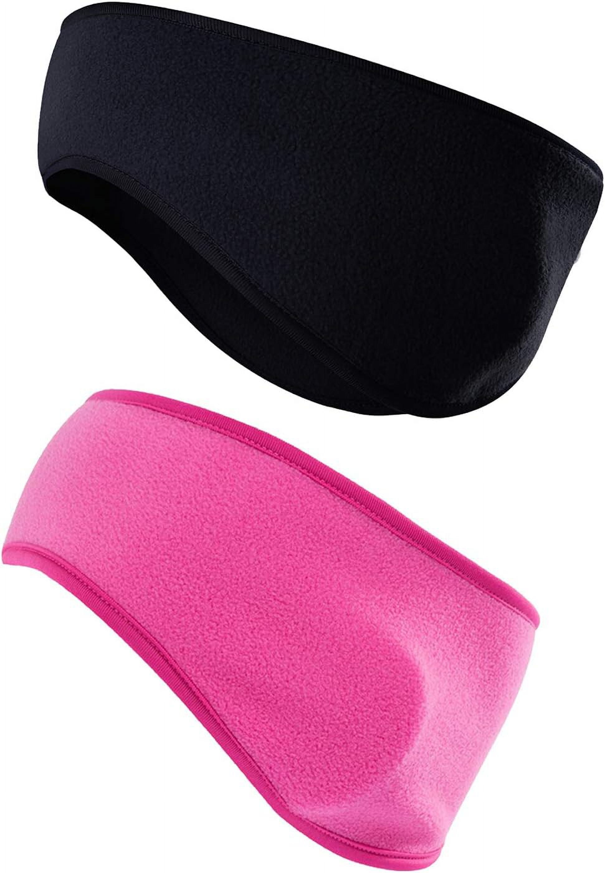 Fleece Ear Warmers for Men Women Kids - Winter Headband Ear Muffs Ear ...
