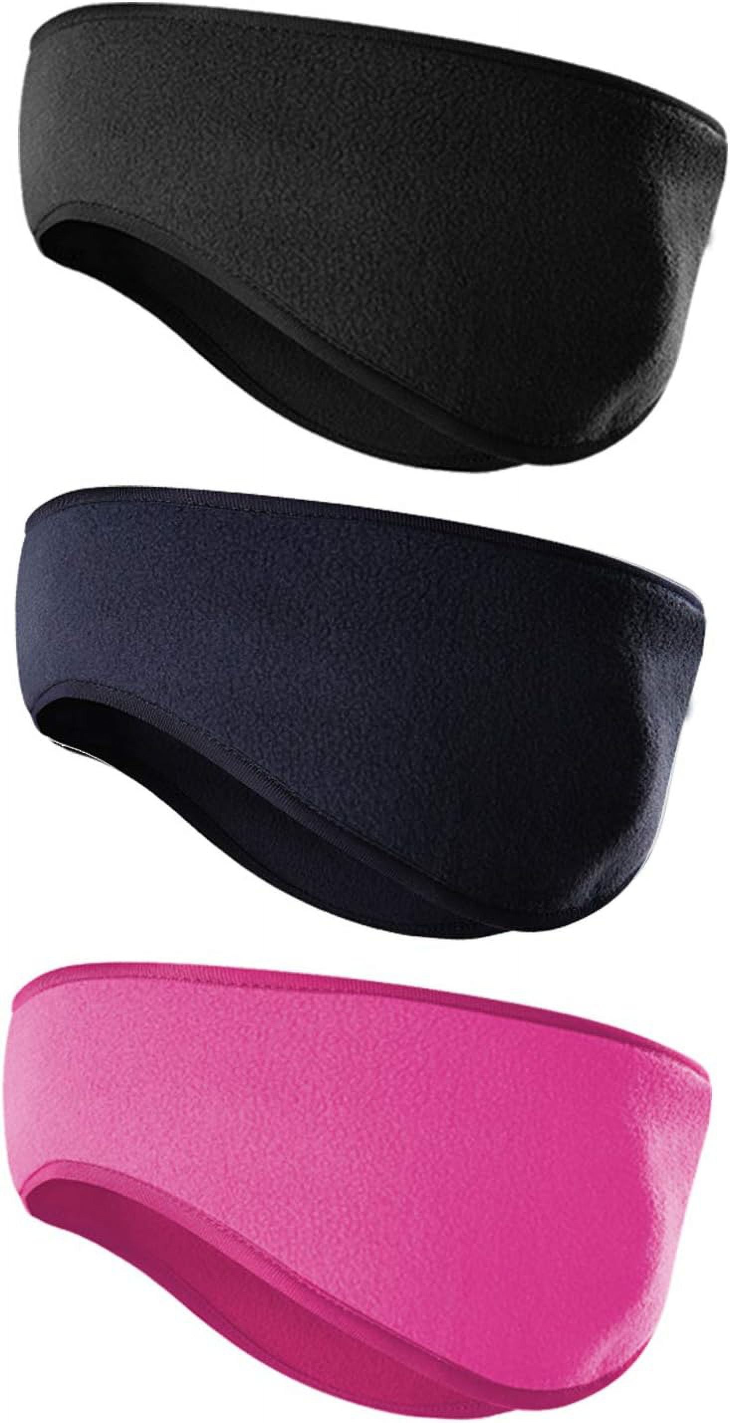 Fleece Ear Warmers for Men Women Kids - Winter Headband Ear Muffs Ear ...