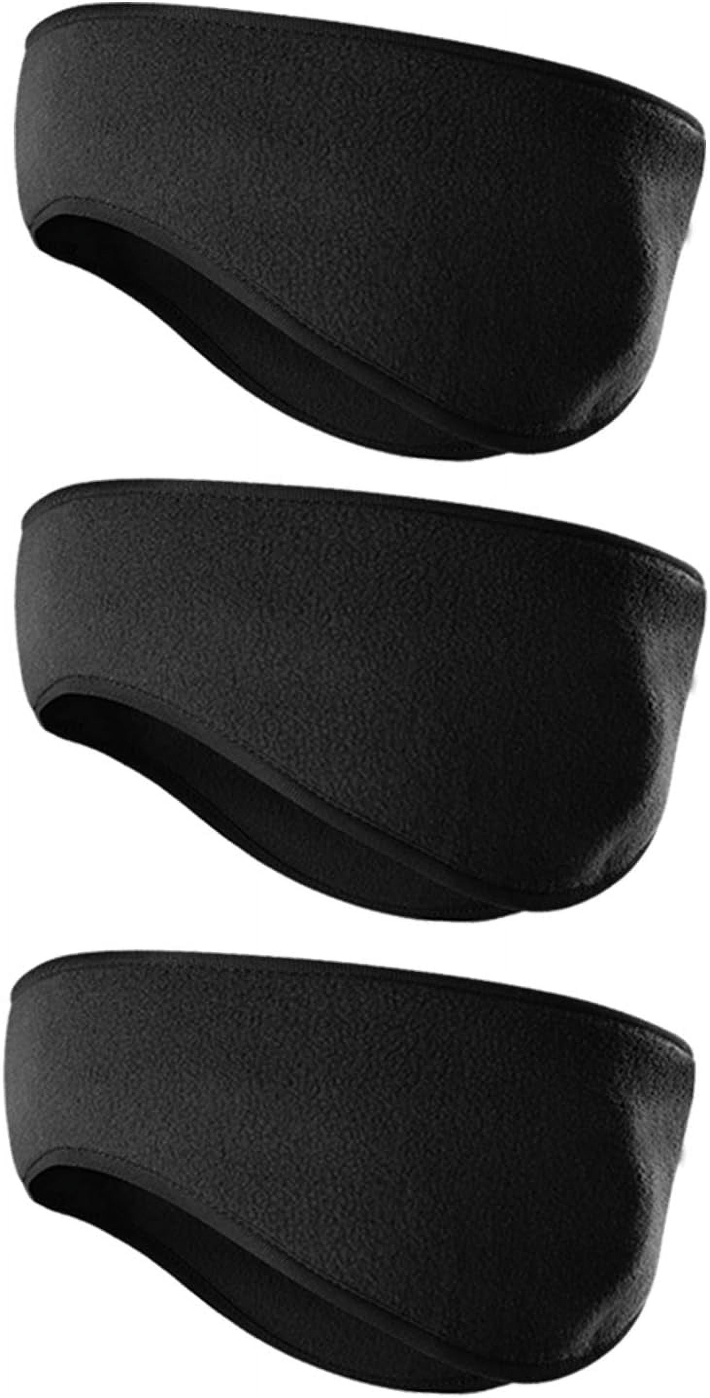 Fleece Ear Warmers for Men Women Kids - Winter Headband Ear Muffs Ear ...