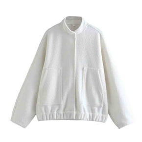 Snap Front Sweatshirt Cardigan