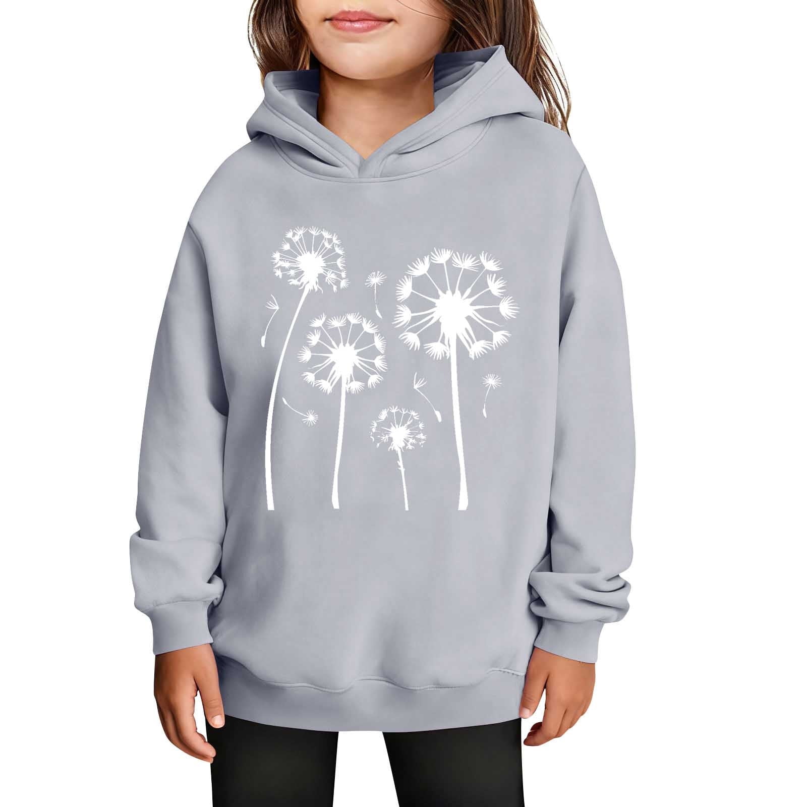 Fleece Lined Sherpa Hoodies for Kids Girl Boy Fall Winter Long Sleeve ...