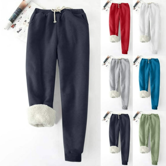 Fleece Lined Sweatpants For Men Classic Fit Casual Lounge Sweat Pants ...
