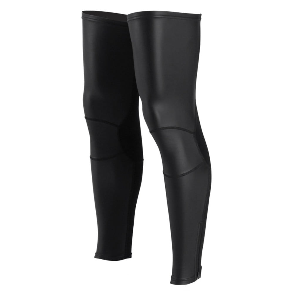 Fleece Lined Winter Leg Warmers For Cycling Running With Anti Slip ...