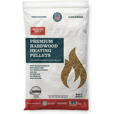 Premium Wood Pellets for Burning - Easy to Light (2 Pounds) - Walmart.com