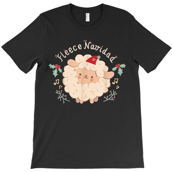 Fleece Navidad Funny Cute Christmas Sheep Holiday Graphic H9249 Unisex ...