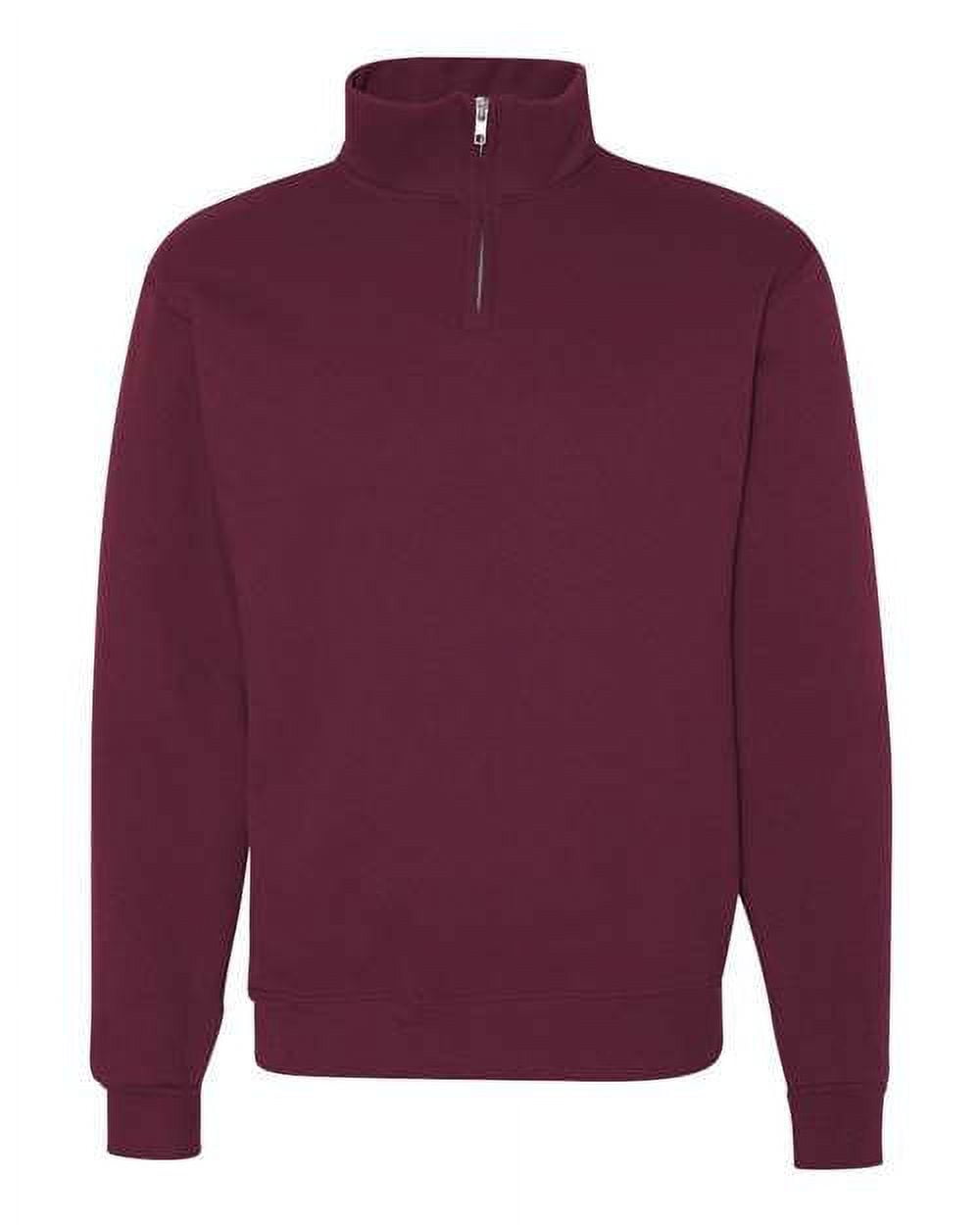 Fleece Nublend® Quarter-Zip Cadet Collar Sweatshirt - Walmart.com