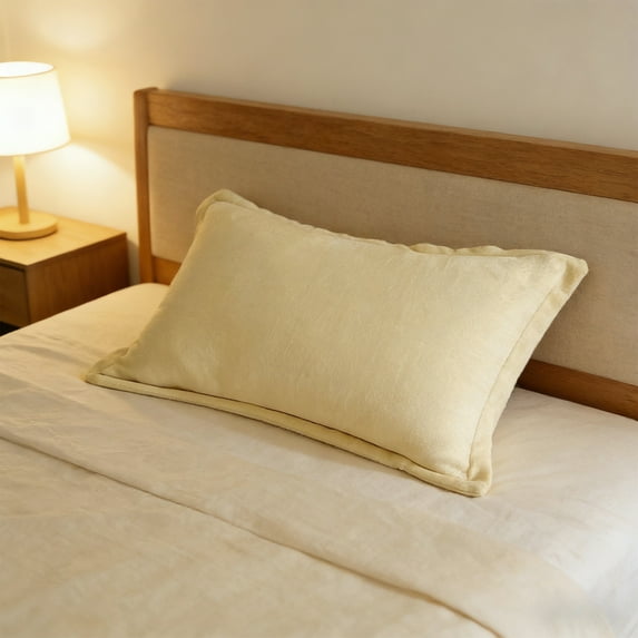 Fleece Pillowcase, Soft Velvet Pillow Cover, Reduces Friction for Hair ...