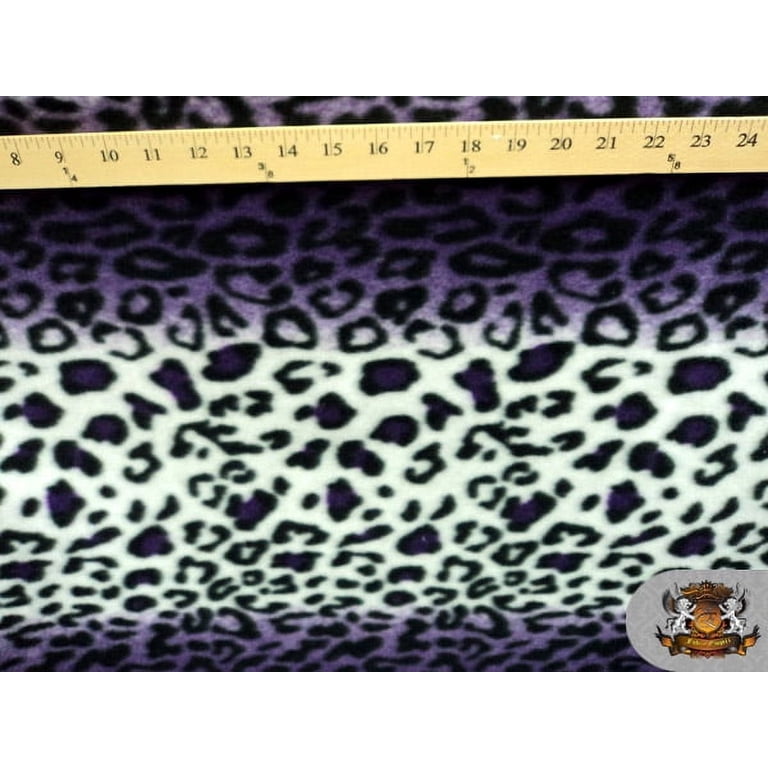 Purple Animal Print Fabric