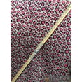 Fleece Printed Fabric LEOPARD GRAY PINK / 58" Wide / Sold by the yard ...
