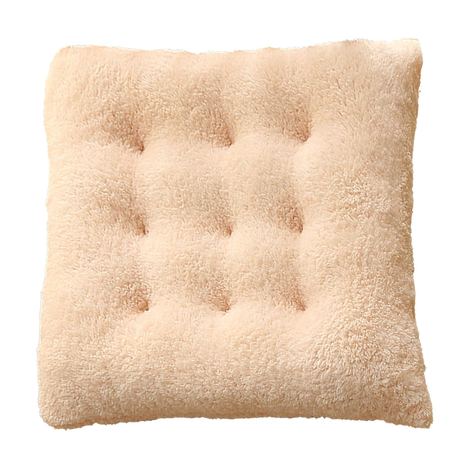 Fleece Seat Cushion, Dining Chair Cushion, Thickened Warm Seat Pad for ...