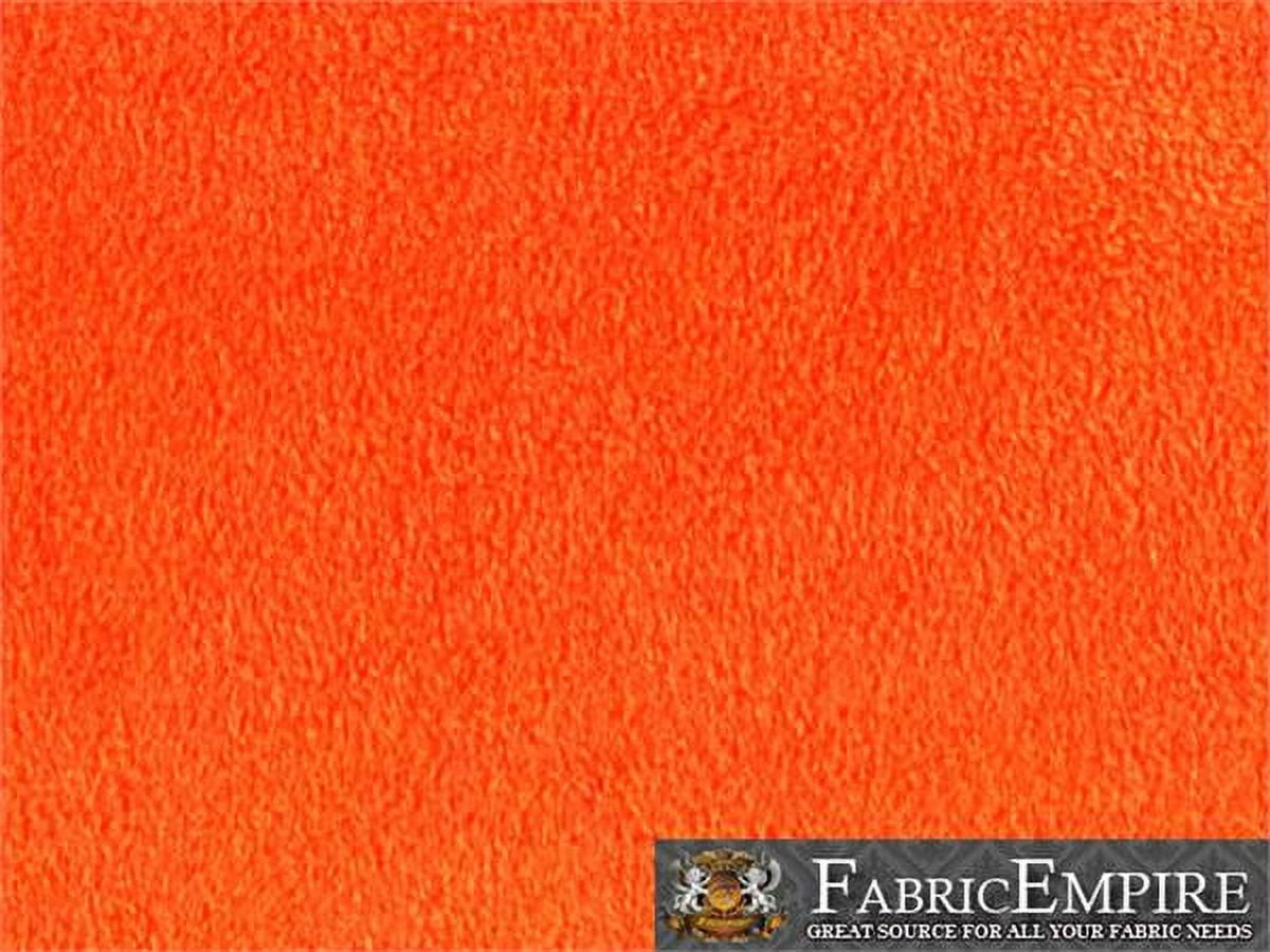 Fleece Solid Neon Orange Fabric 67 - Walmart.com