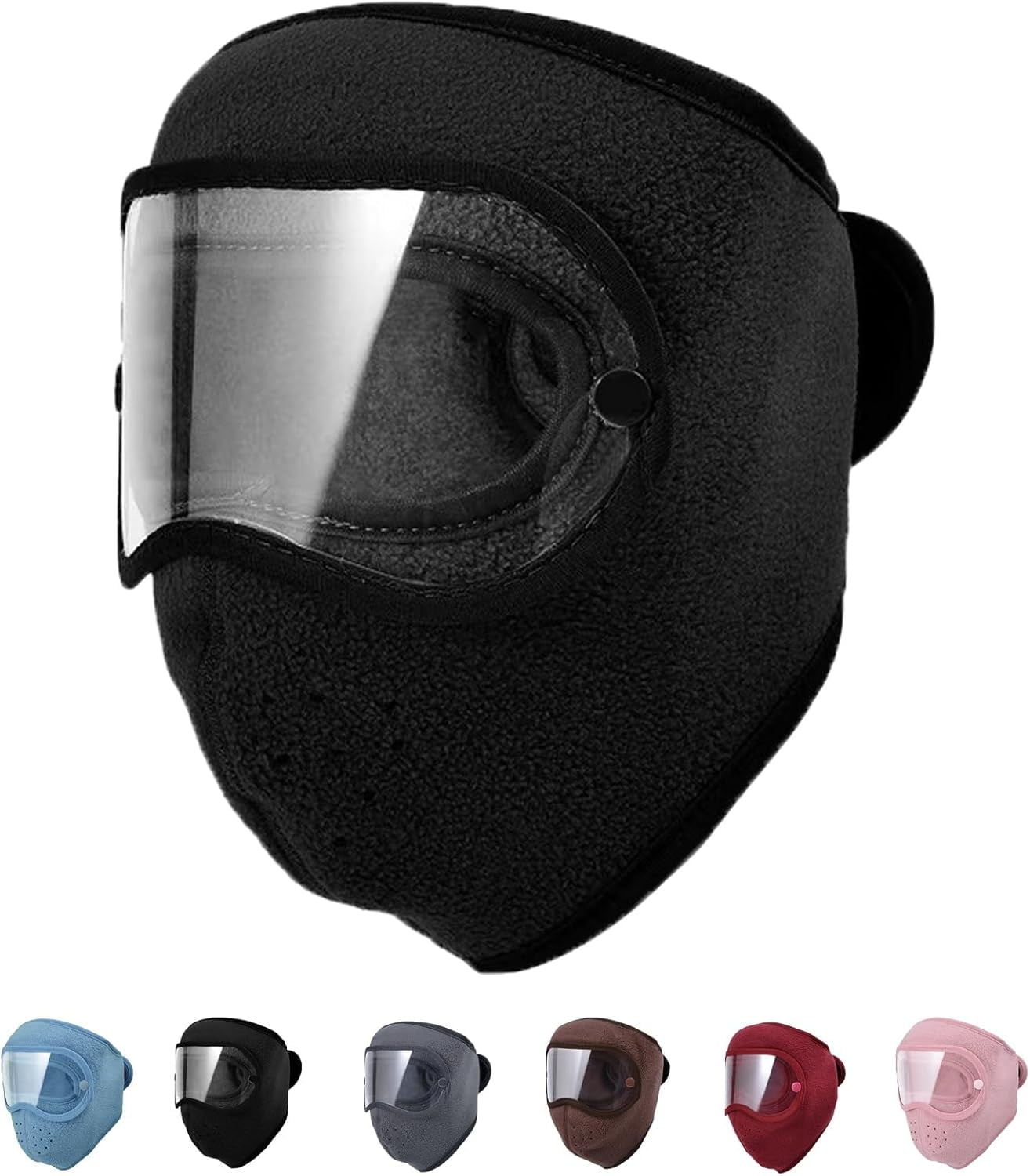 Fleece Thermal Mask With Removable Goggles,Balaclava Fleece Ski Mask ...