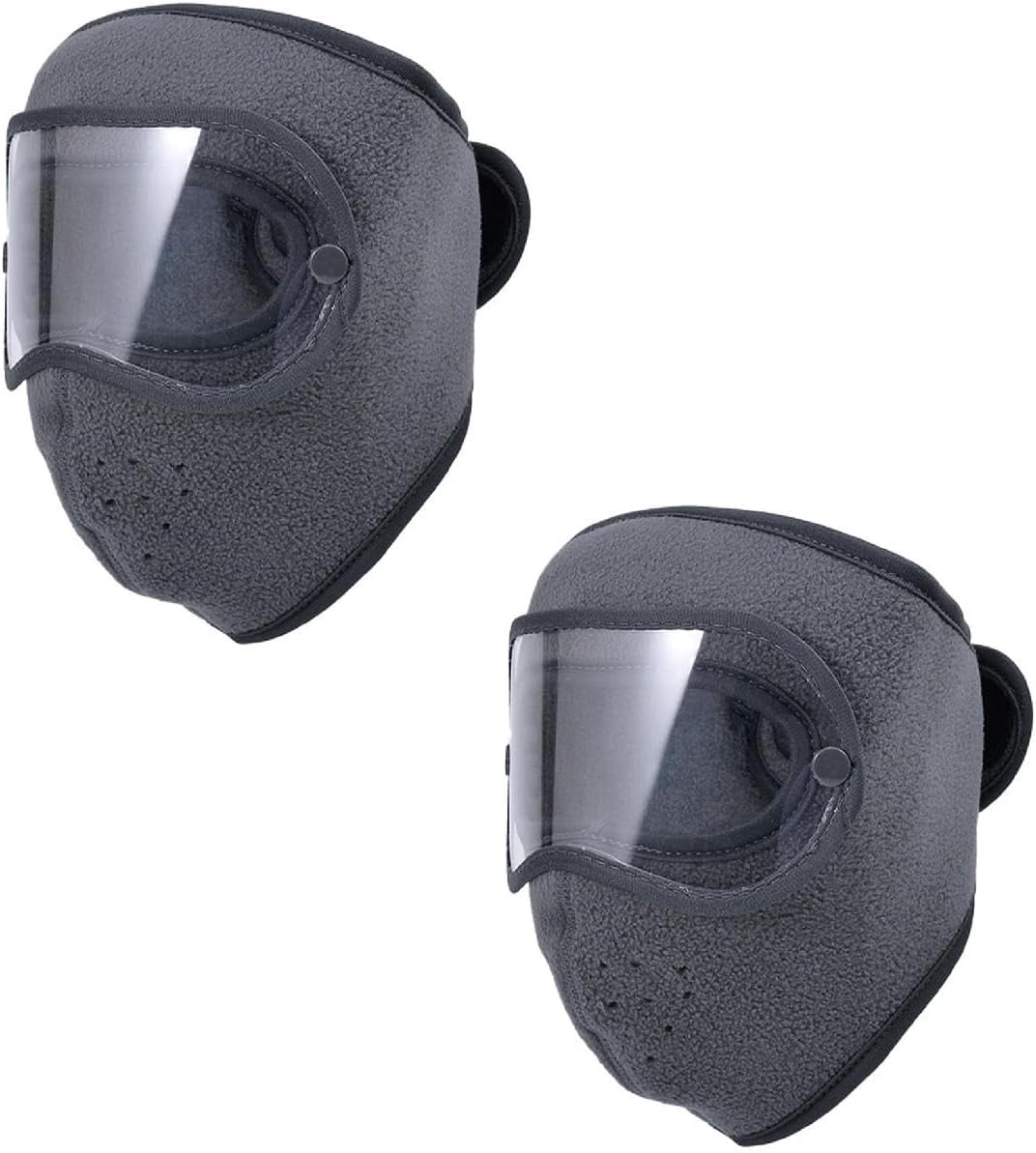 Fleece Thermal Mask with Removable Goggles, Winter Breathable Warm ...