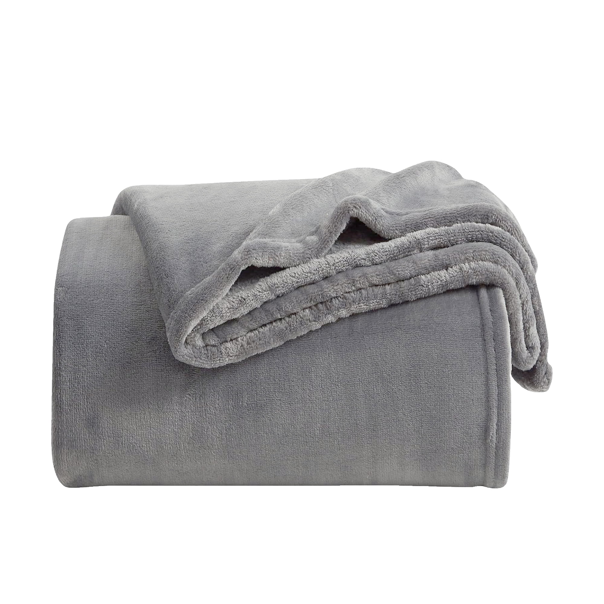 Fleece Throw Blanket for Couch & Bed, Soft Fuzzy Plush Throw Size ...