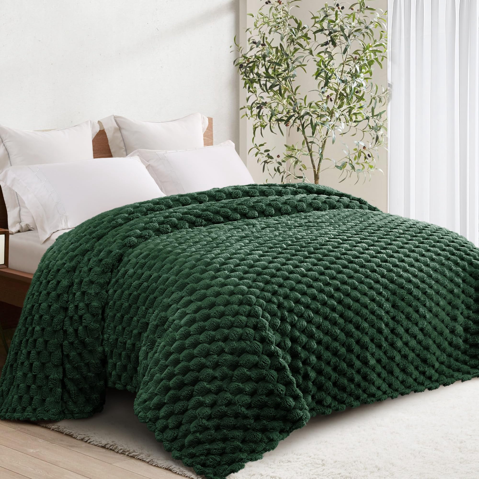 Fleece Throw Blanket Super Soft Lightweight Cozy Plush Decorative Sofa ...