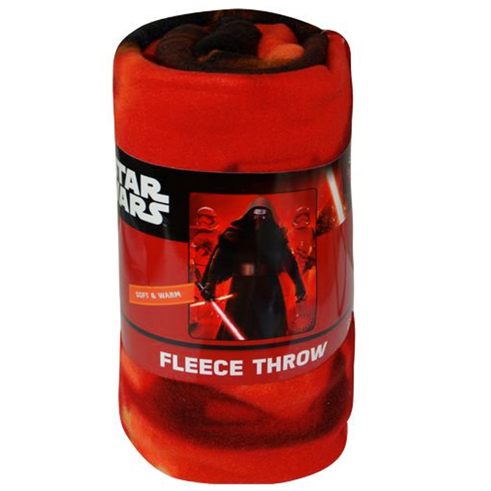 Star Wars Fleece Throw Blanket, Kylo Ren & Stormtroopers, 45x60 ...