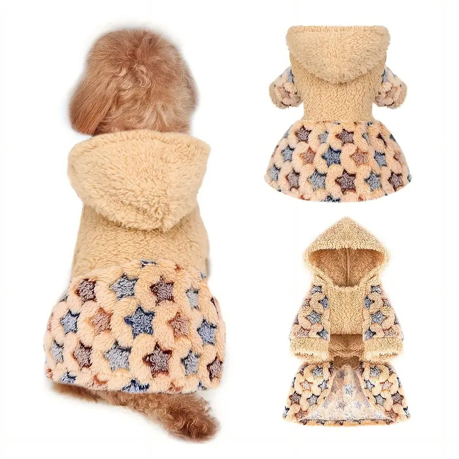 Fleece Turtleneck Dog Sweater - Cold Weather Coats For Small Dogs ...