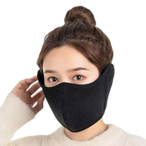 Fleece Winter Windproof Mouth and Face Mask with Ear Protection for Men ...