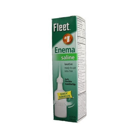 C.B. Fleet, Fleet Enema Saline, 4.5Oz, Easy Squeeze Bottle - Walmart.com