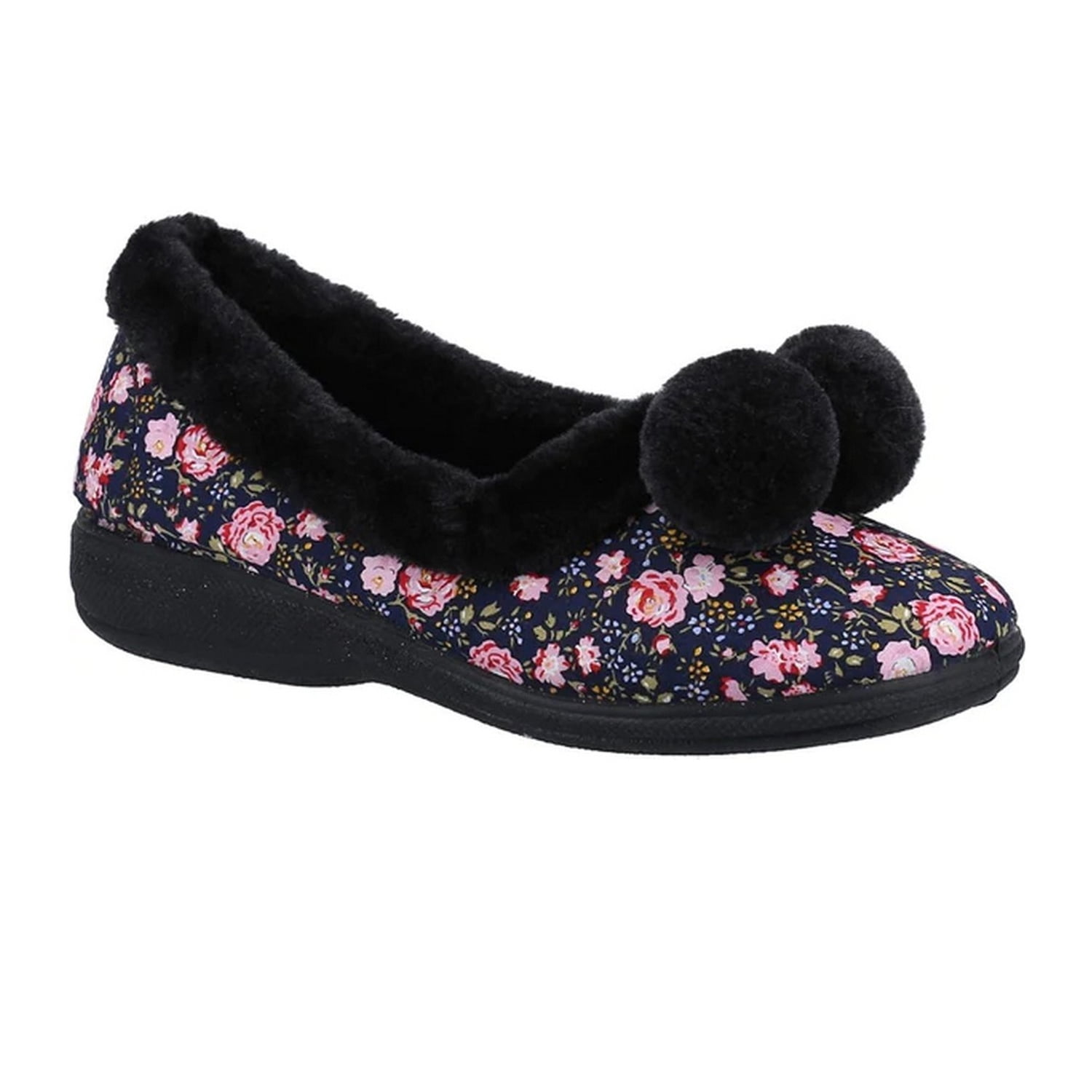 Fleet & Foster Womens Goldfinch Floral Slippers - Walmart.com