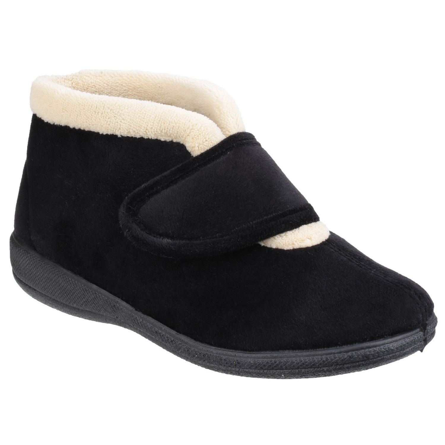 Fleet & Foster Womens Levitt Touch Fasten Slippers - Walmart.com