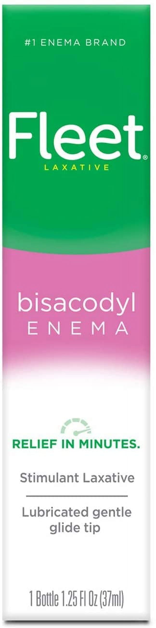 Fleet Laxative Bisacodyl Enema, 1.25 fl oz (Pack of 10) - Walmart.com