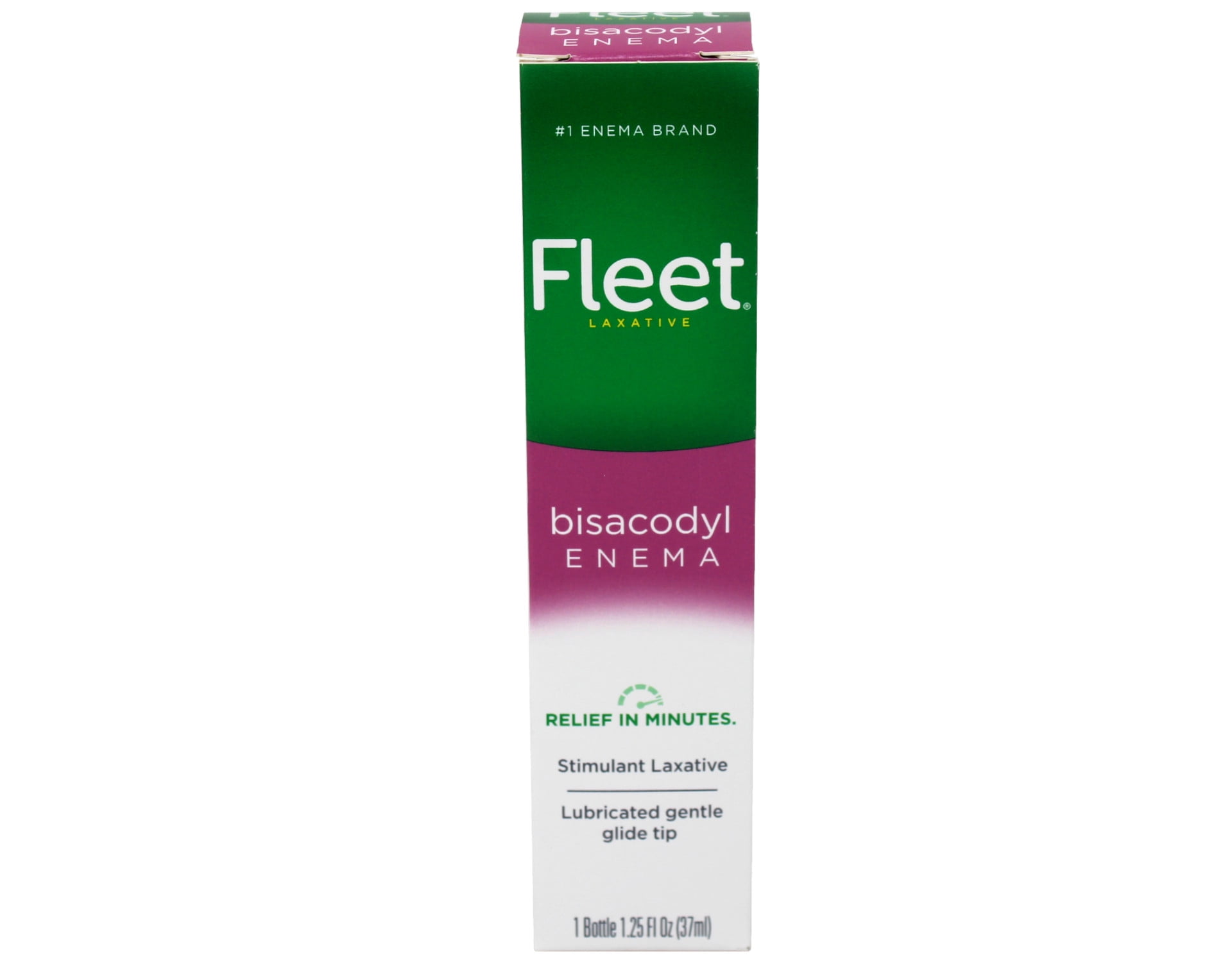 Fleet Laxative Bisacodyl Enema for Adult Constipation, 1.25 Fl Oz ...