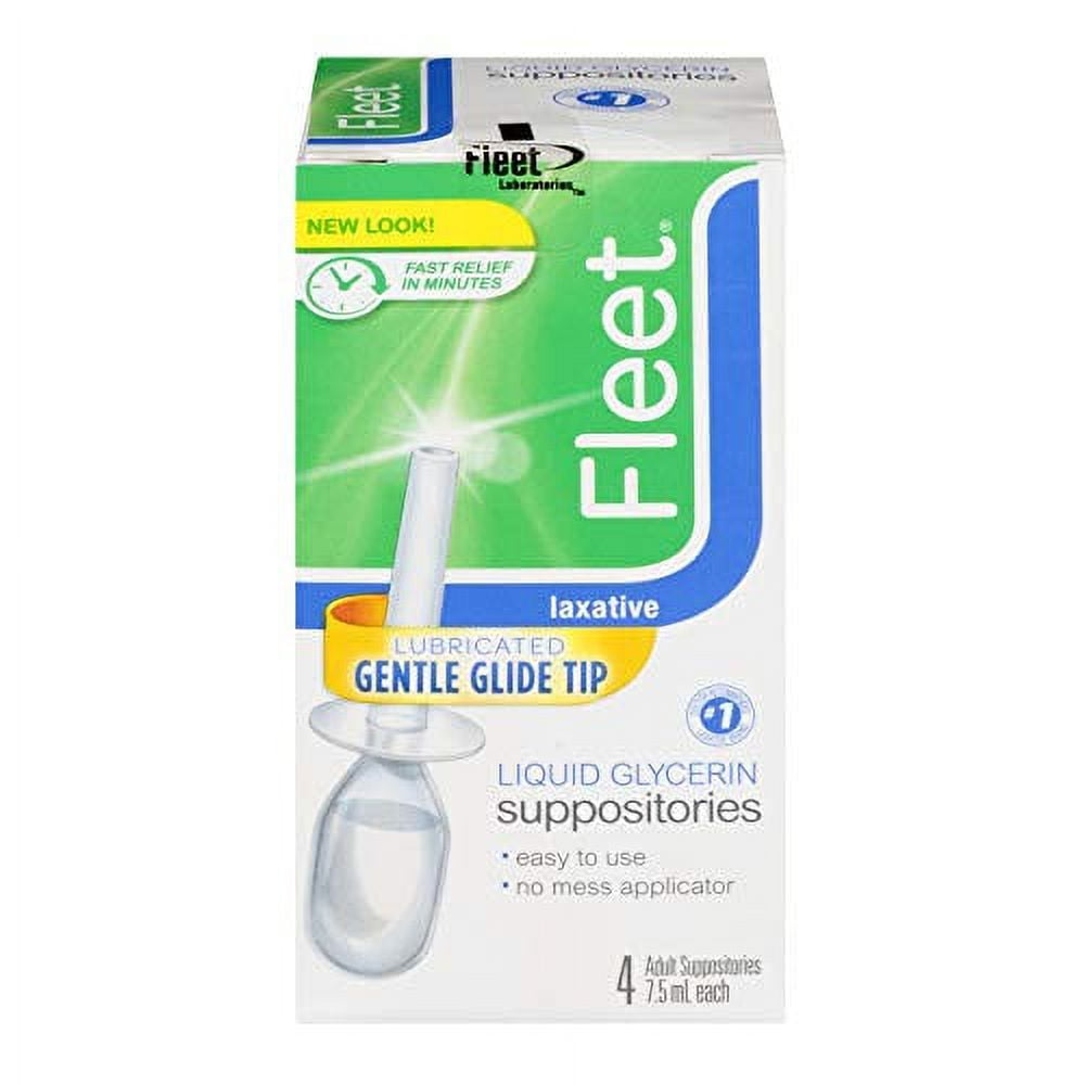 Fleet Liquid Glycerin Suppositories 4 Each - Walmart.com