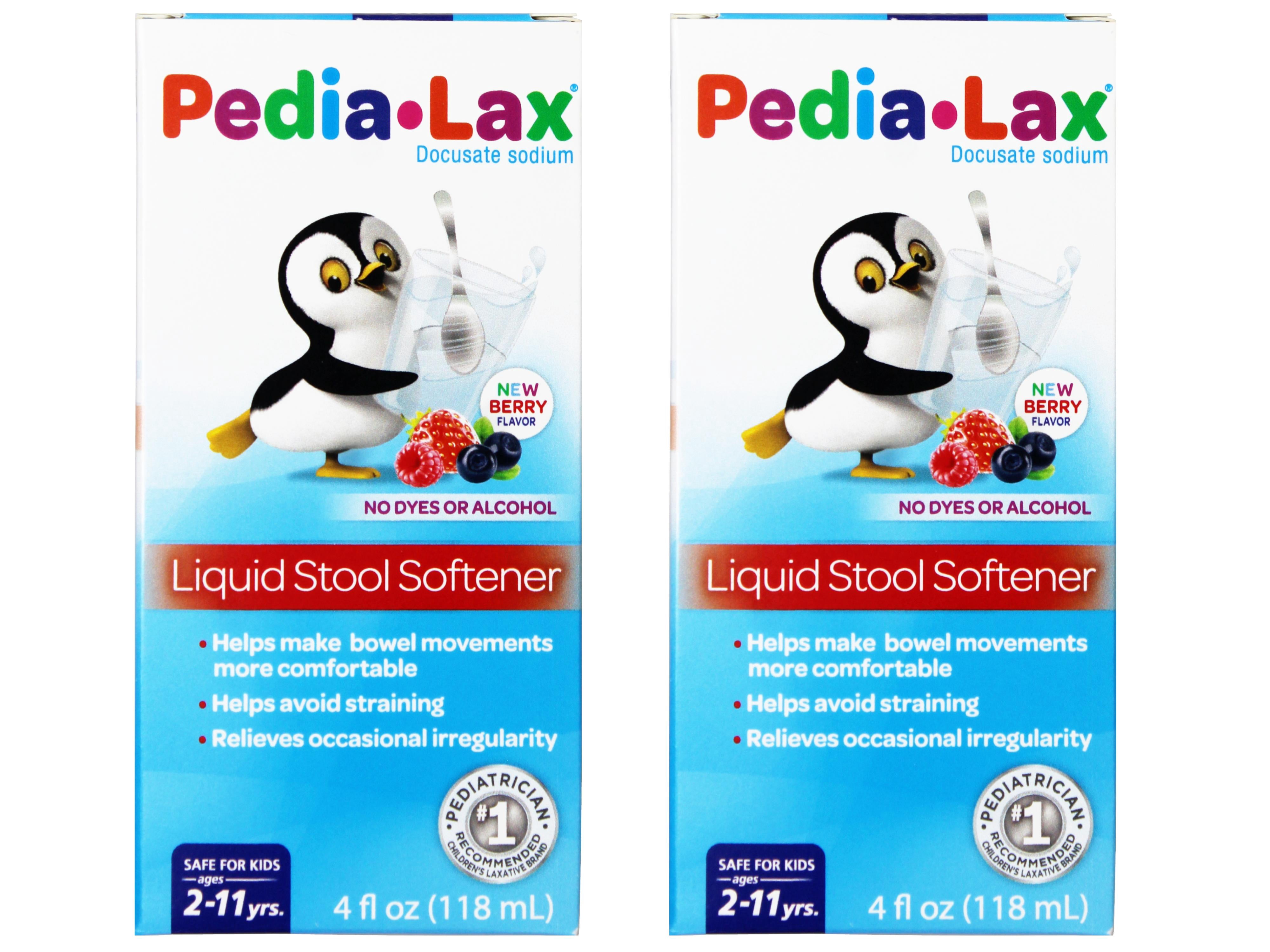 Pedia-Lax Liquid Stool Softener for Kids Ages 2-11, Docusate Sodium ...