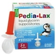 Pedia-Lax Liquid Glycerin Suppositories for Kids, Gentle Relief, 6ct ...