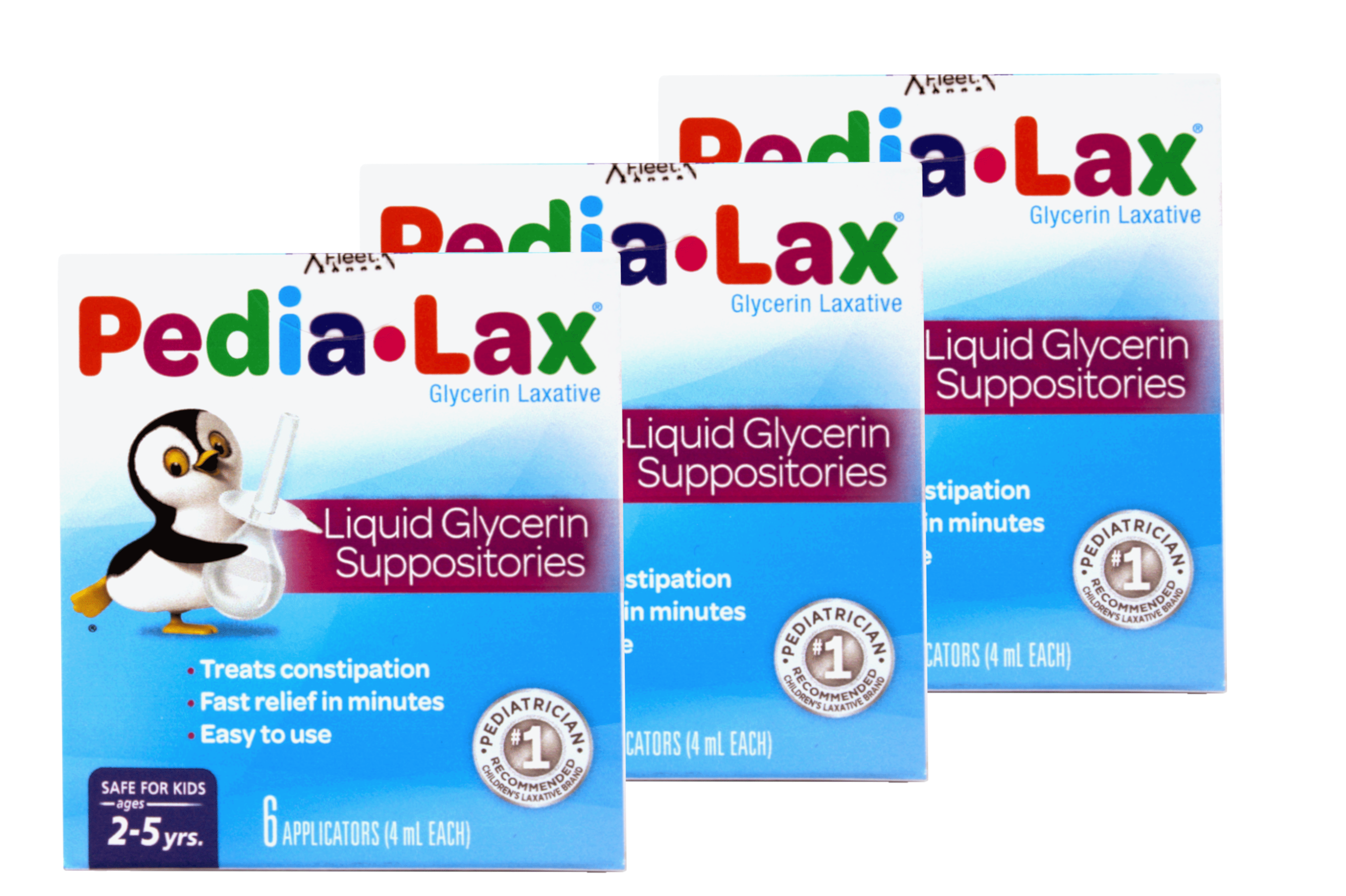 Pedia-Lax Liquid Glycerin Laxative Suppositories for Kids, Toddlers ...