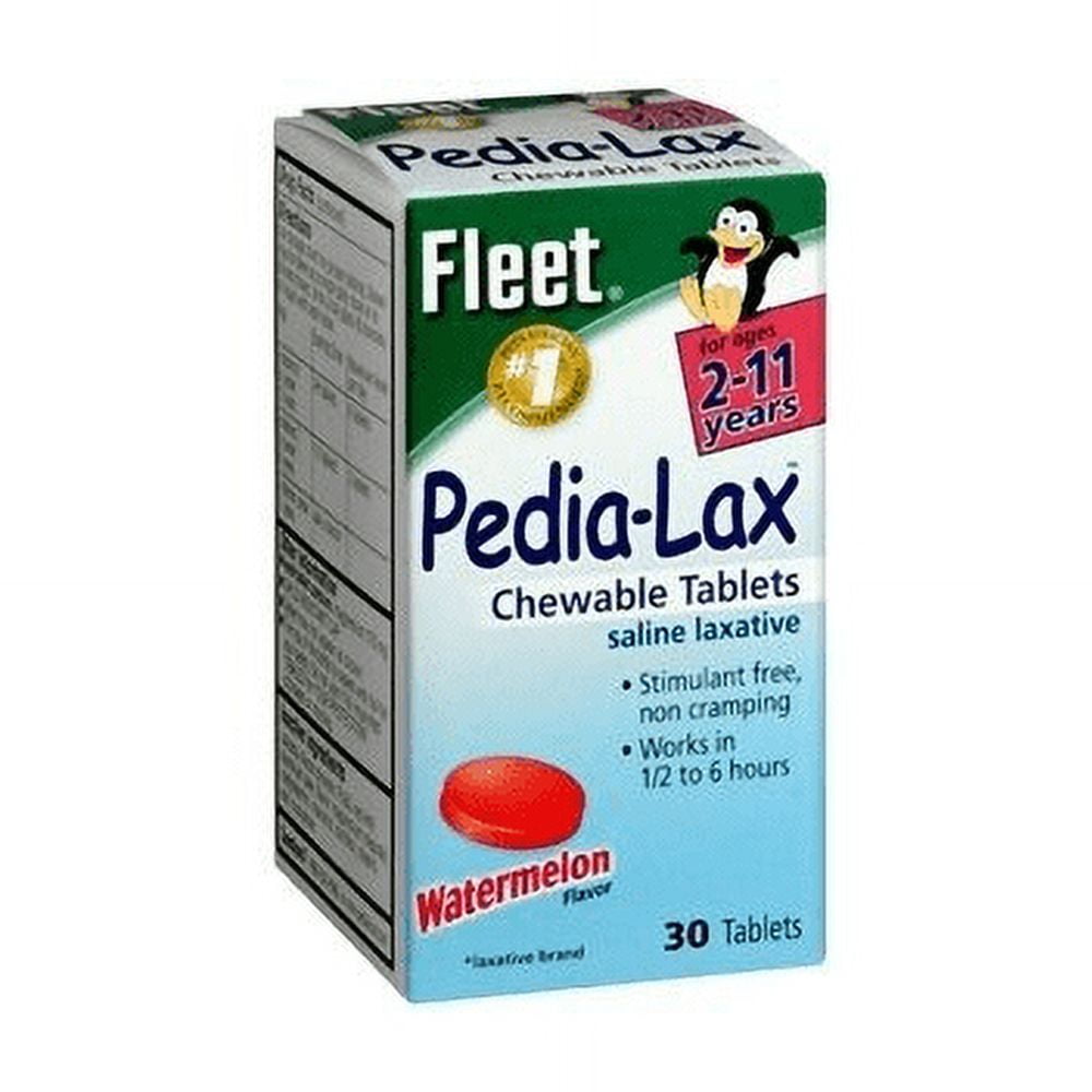 Fleet Pedia-Lax Saline Laxative Stimulant-Free Non Cramping Watermelon ...