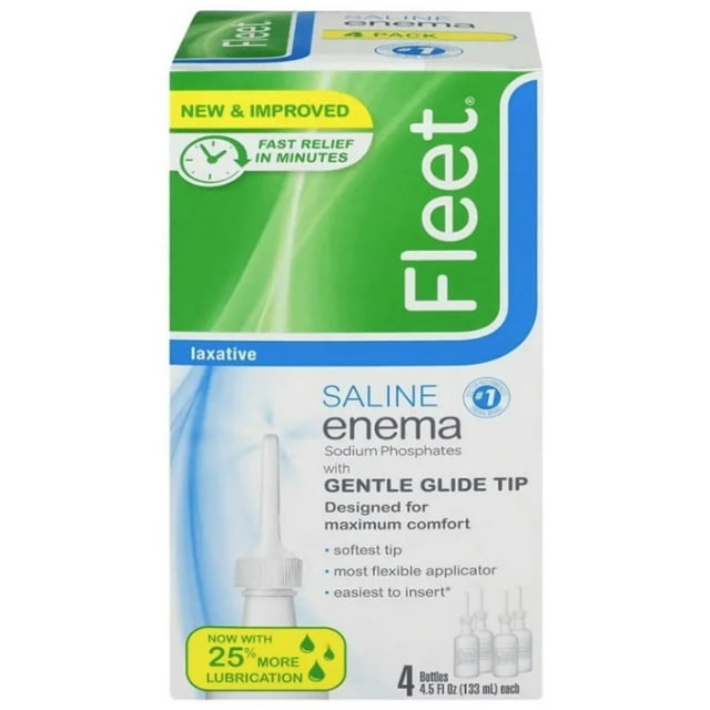Fleet Saline Enema, 4 Pack 18 oz (Pack of 4) - Walmart.com