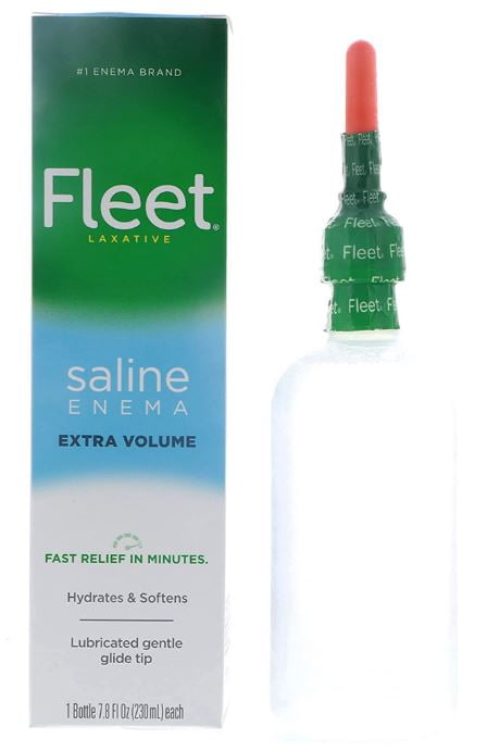 Fleet Saline Enema Extra Volume 7.8 oz. Pack of 3 - Walmart.com