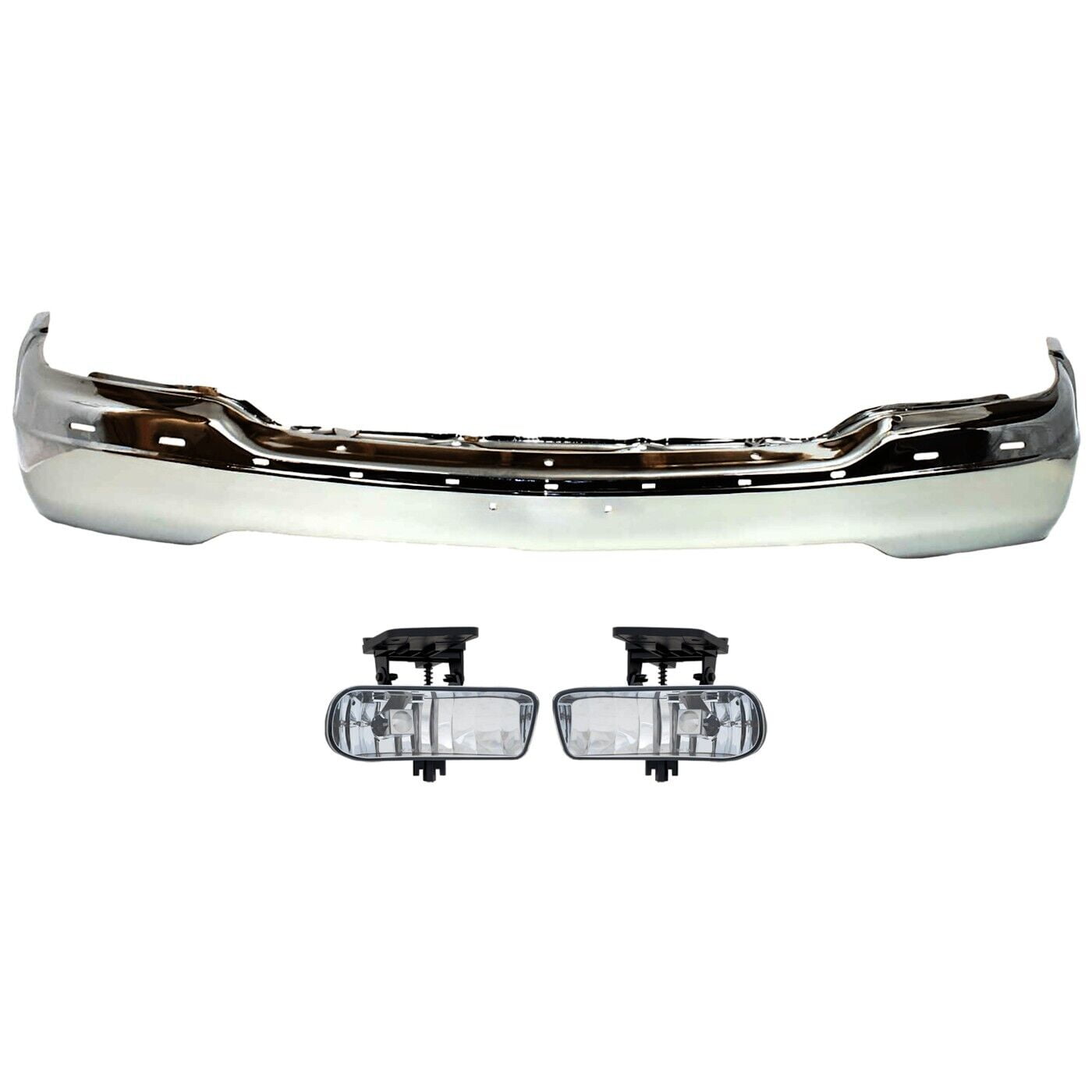FleetSide for Yukon for GMC 1500, 2500, for Sierra Bumper Bar - Chrome ...