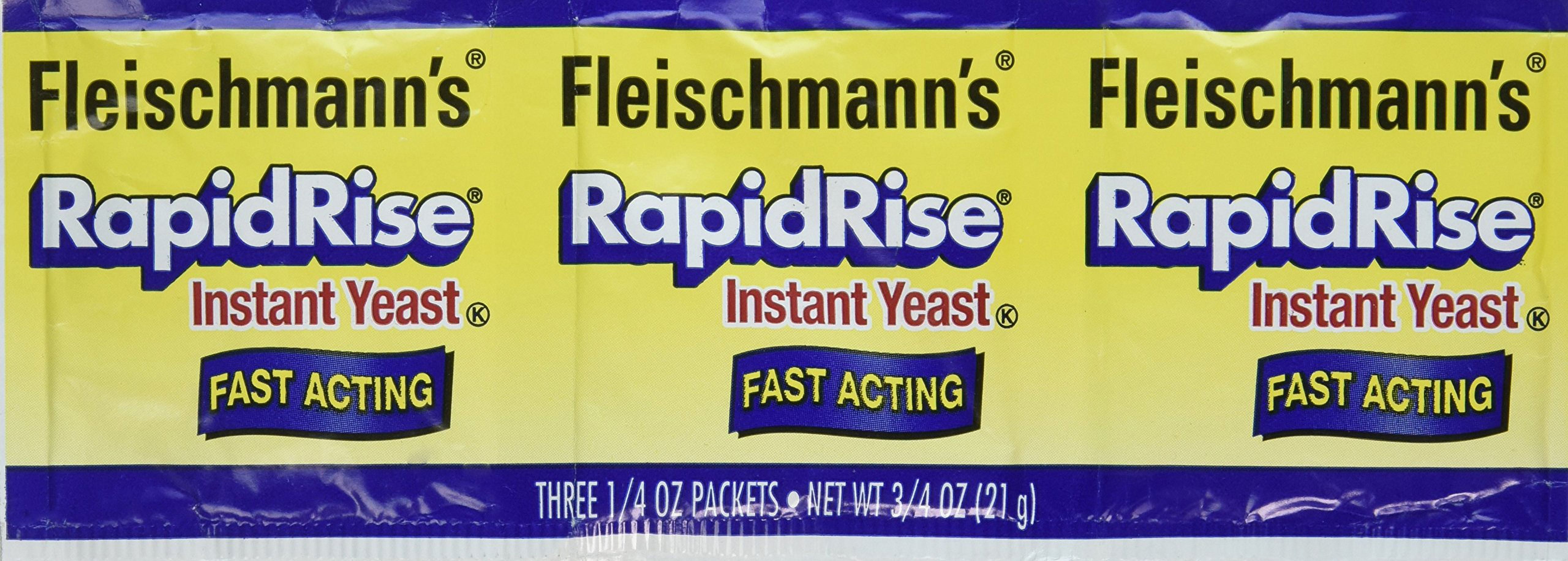 Fleischmann's Rapid Rise Instant Yeast Fast Acting - Walmart.com
